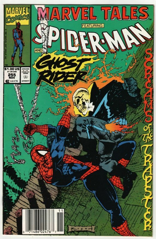 Marvel Tales Featuring Spider-Man & Ghost Rider #255 (Marvel, 1991) FN ...