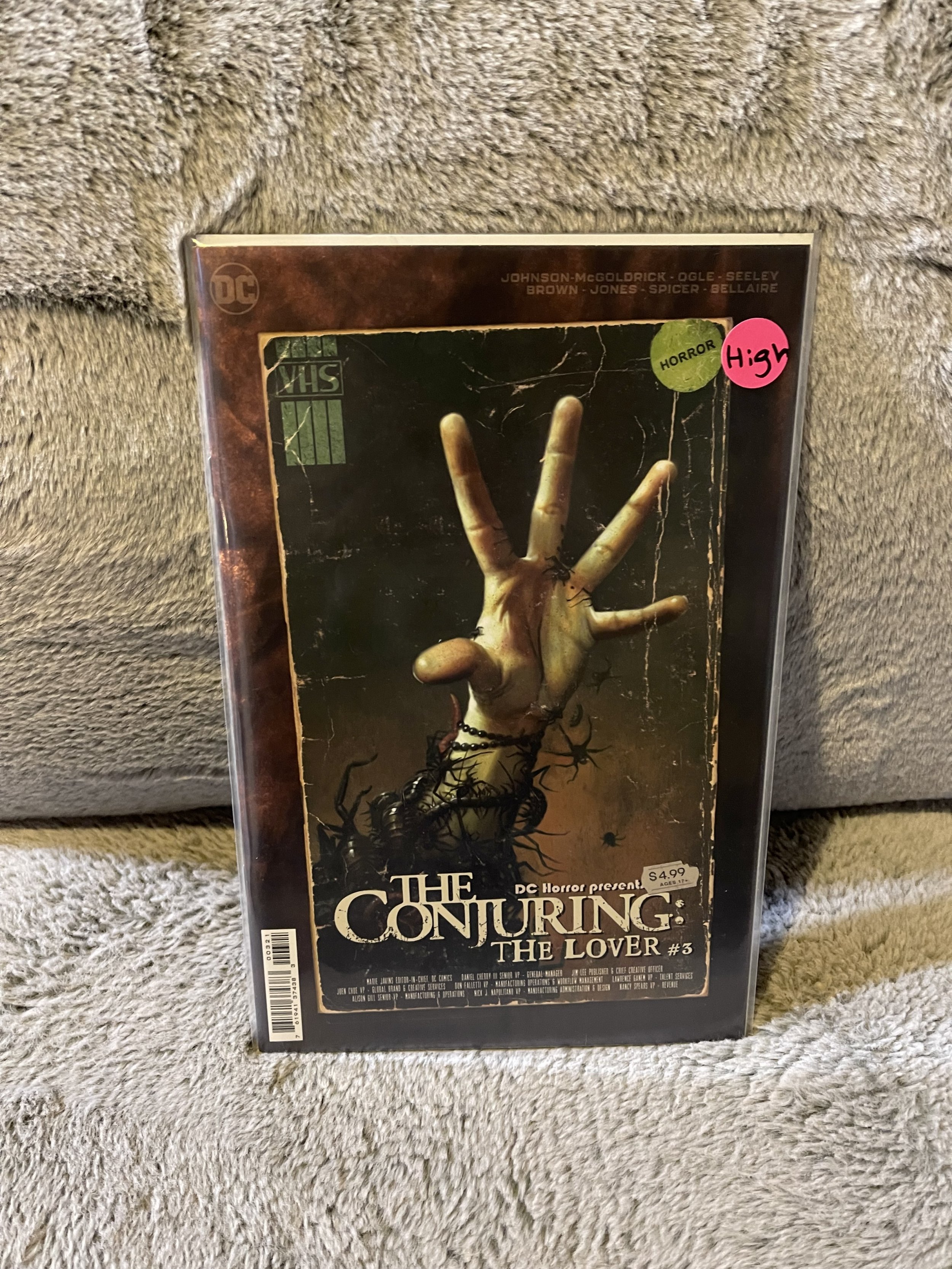 DC Horror Presents: The Conjuring: The Lover #3 VHS Variant Cover (2021 ...