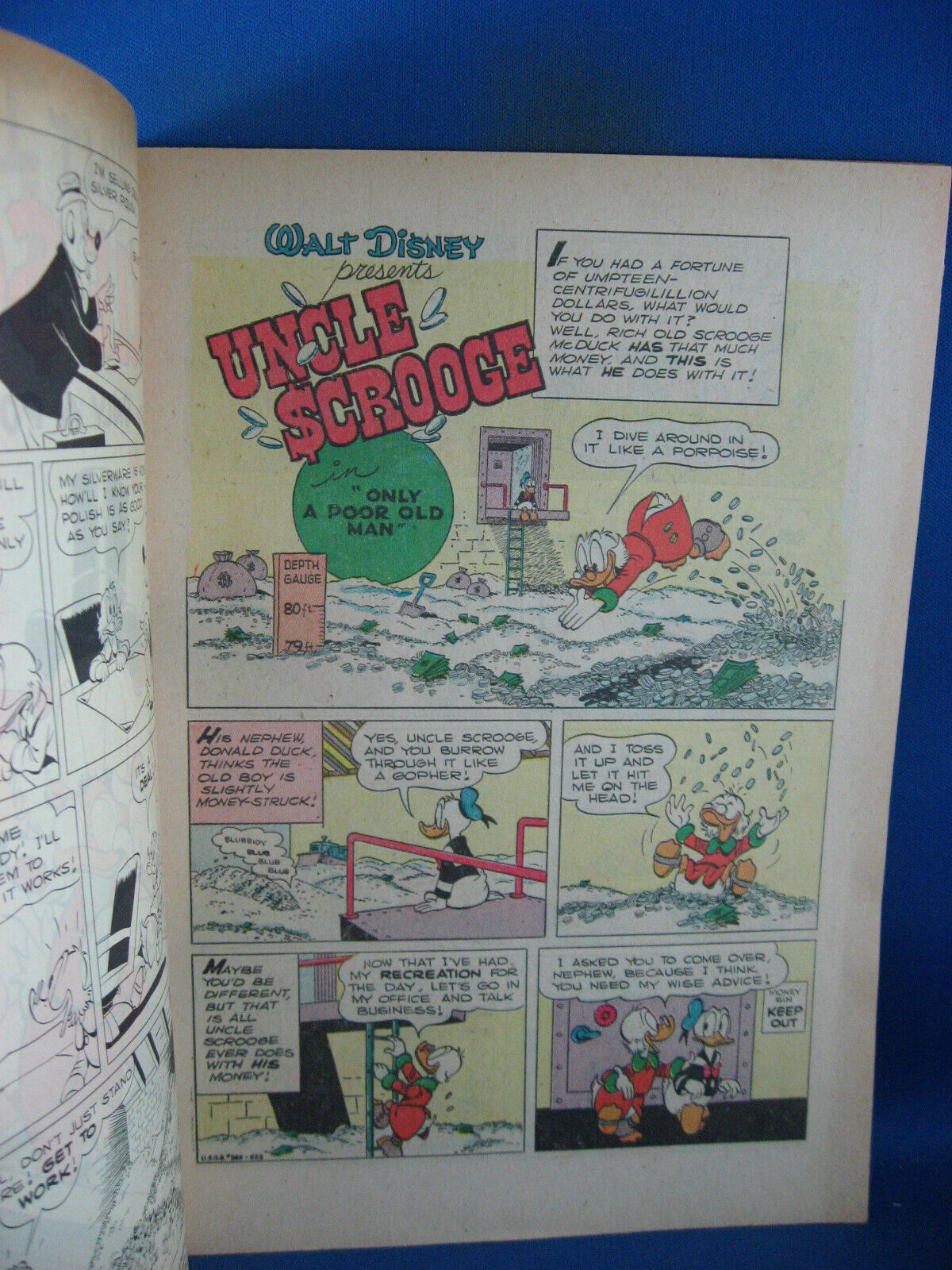 Four Color 386 VF+ First Uncle Scrooge Carl Barks Dell Really Sharp ...
