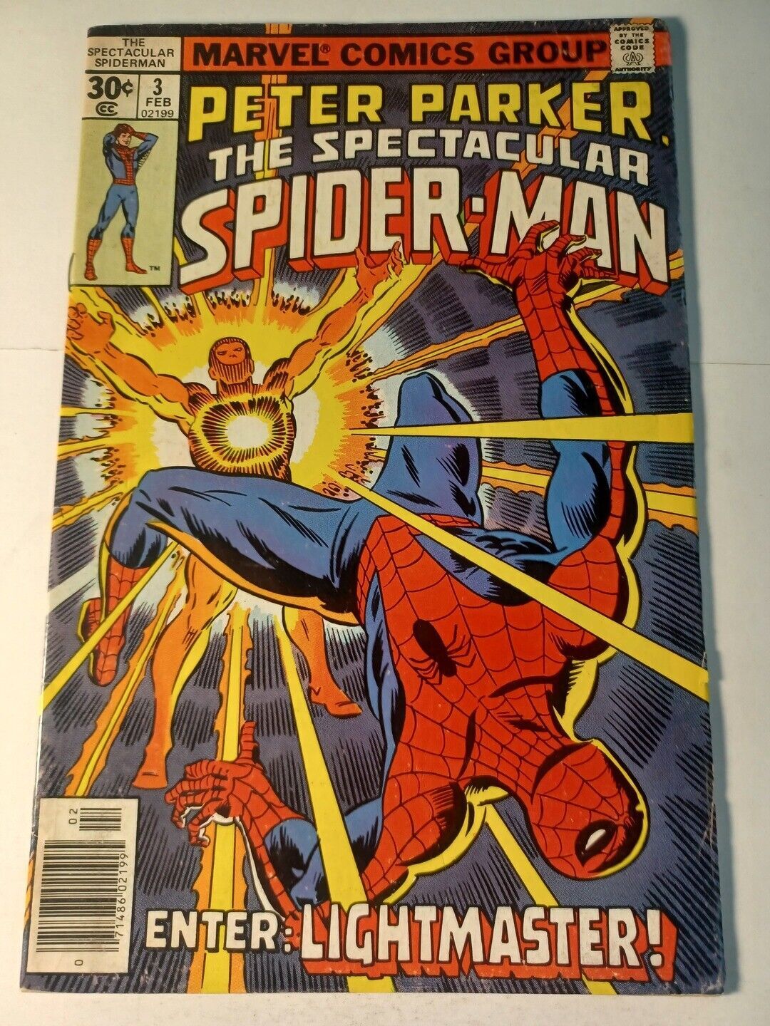 Spectacular Spider-Man #3 VG 1st Lightmaster Marvel Comics c248 ...