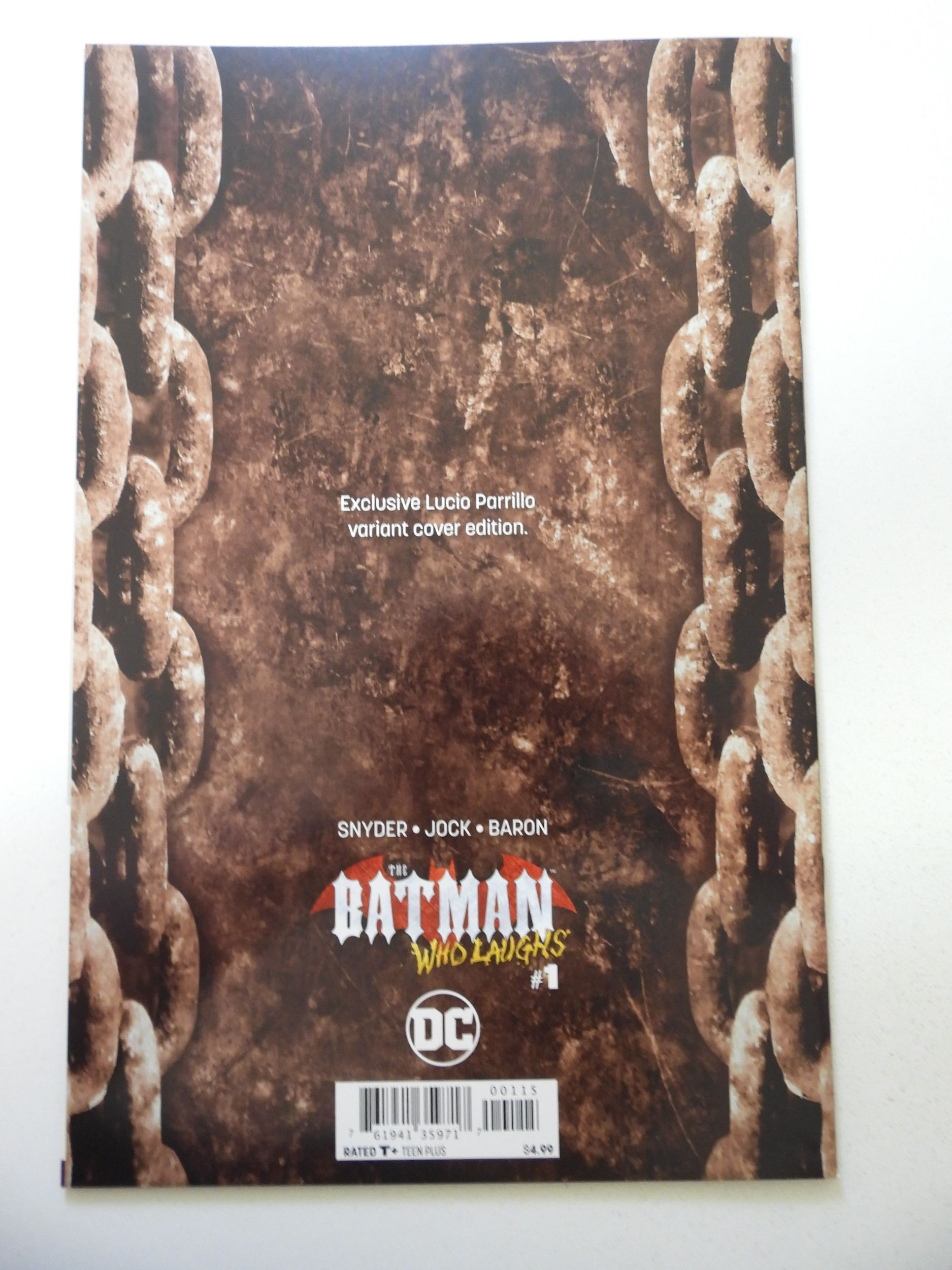 The Batman Who Laughs #1 (2019) Exclusive Lucio Parrillo Variant Cover ...