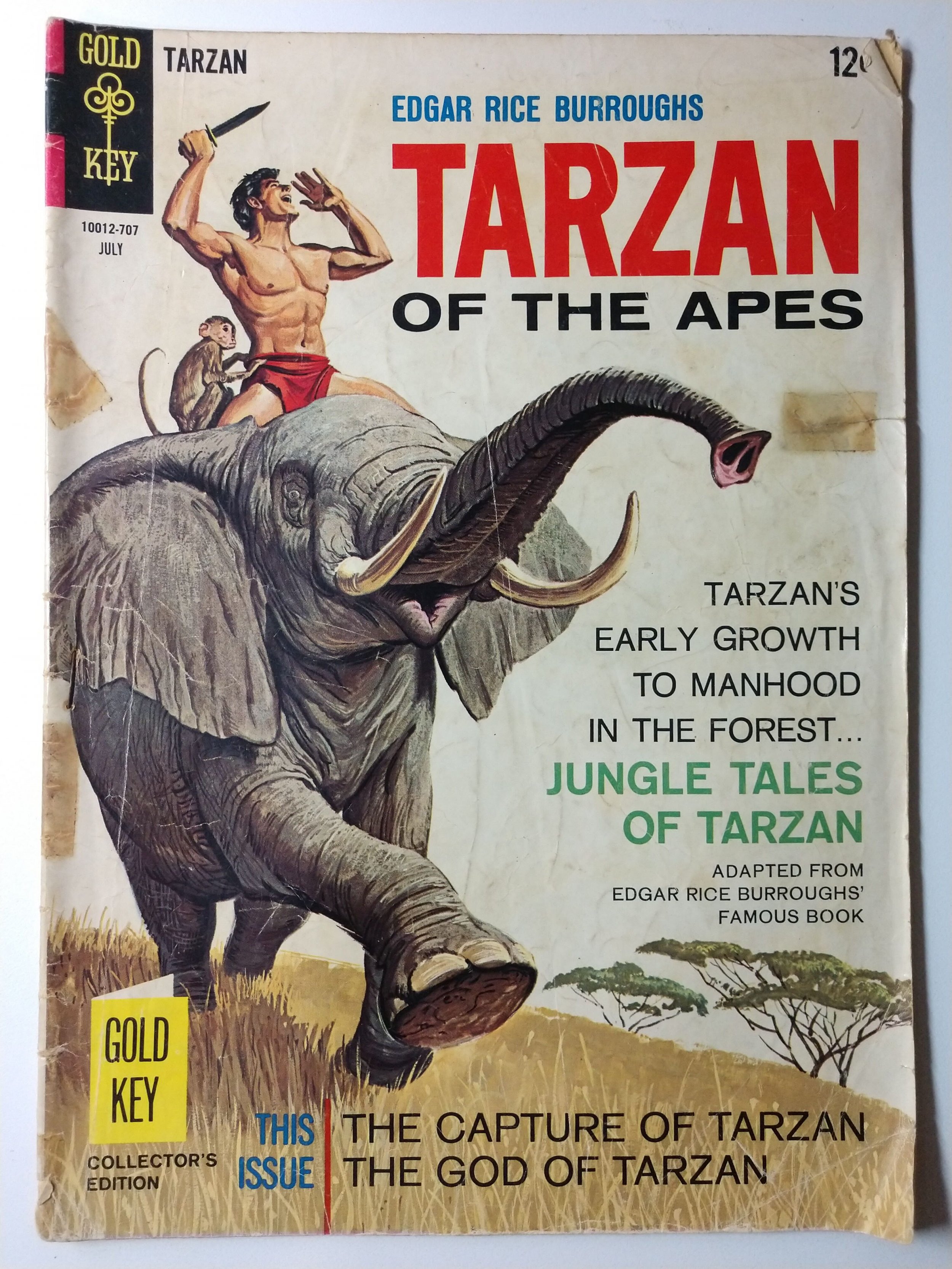 Top Comics Tarzan of the Apes (2.0, 1967) | Comic Books - Silver Age ...