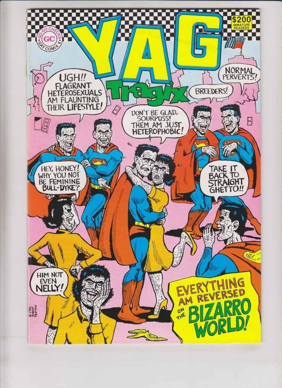 Gay Comix 8 Vf Underground Comics Superhero Parody Issue 1986