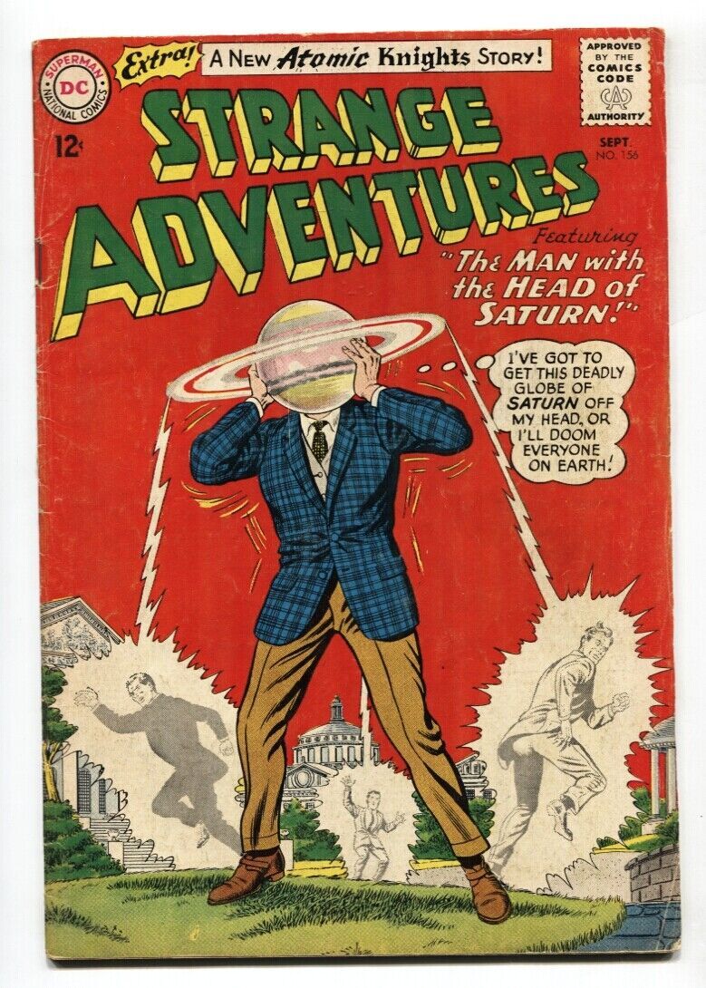 Strange Adventures #156 1963 Atomic Knights- Head of Saturn VG | Comic ...