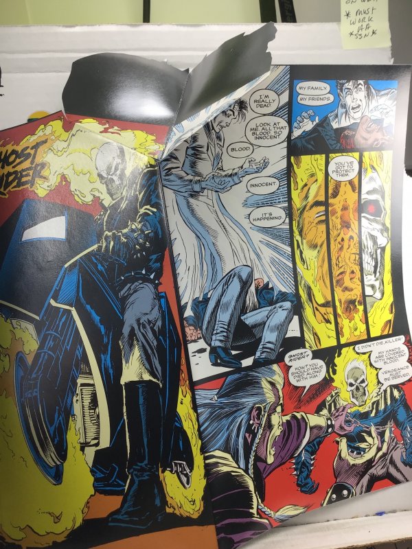 Ghost Rider #25 (1992) nm with pull out center fold | Comic Books ...