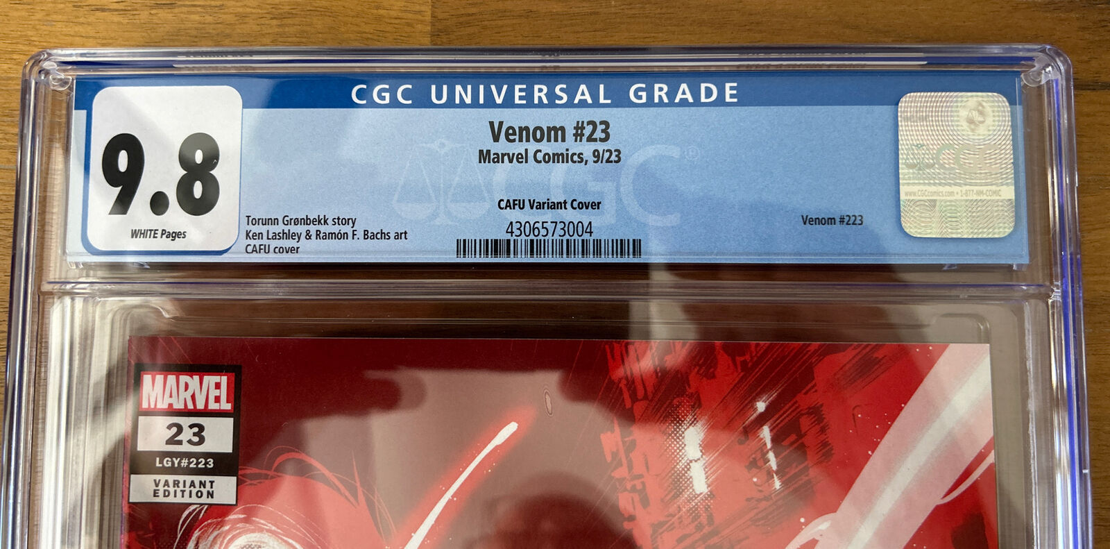 Venom 23 CGC 9.8 CAFU Variant Cover Venom??? | Comic Books - Modern Age ...