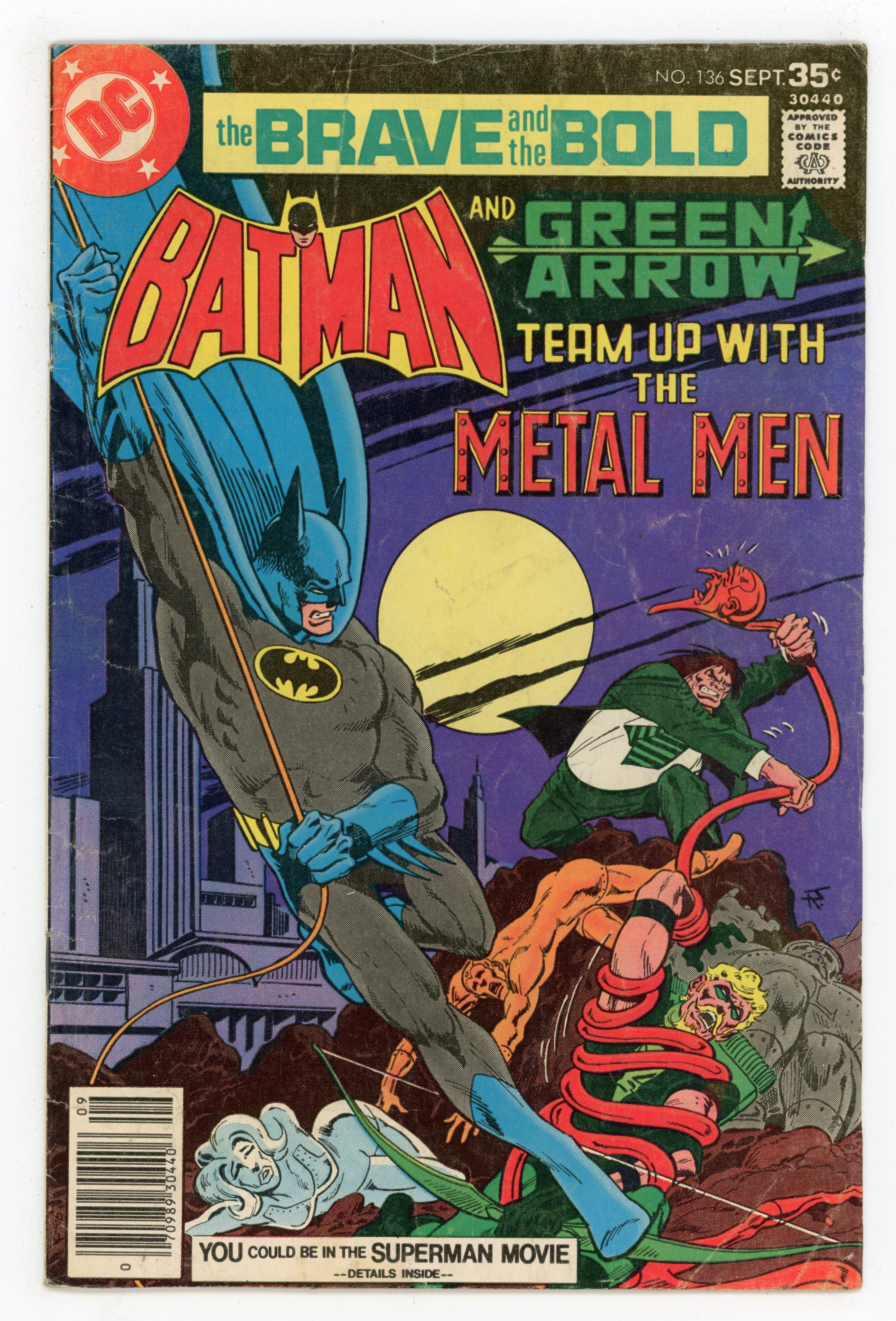 Brave and the Bold #136 (1955 v1) Jim Aparo Batman Green Arrow Metal ...