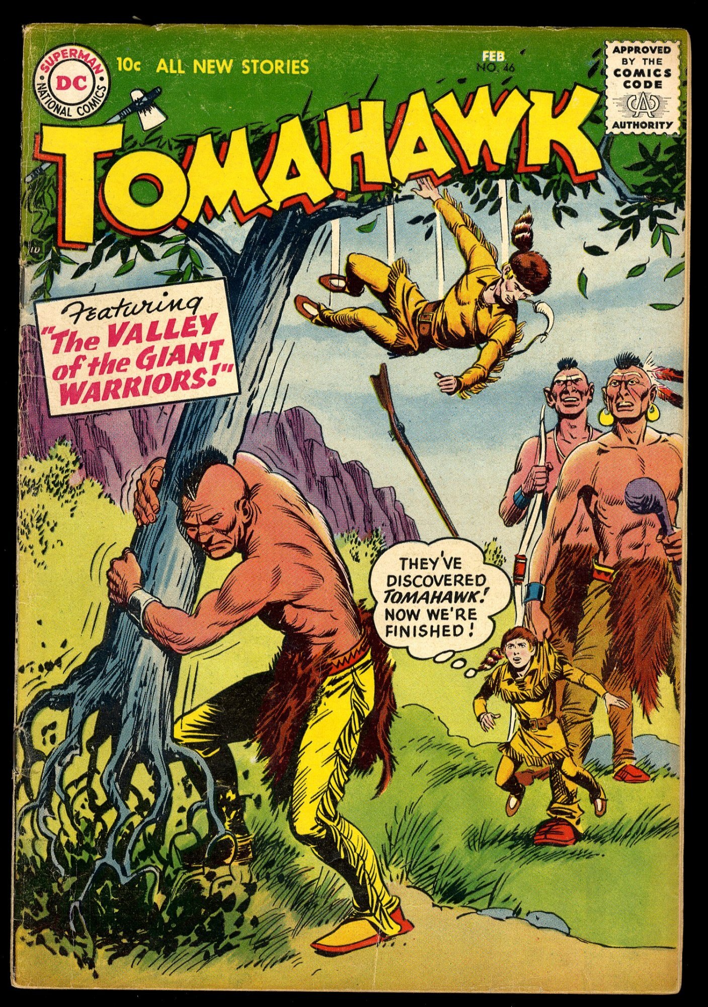 Tomahawk #46 FN- 5.5 Valley of the Giant Warriors! Fred Ray Cover Art ...
