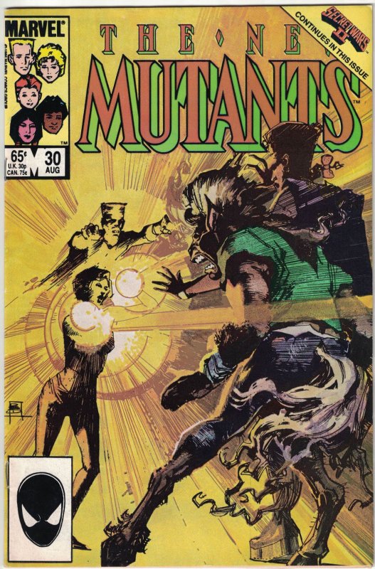 The New Mutants #30 (1985) | Comic Books - Copper Age, Marvel, New ...