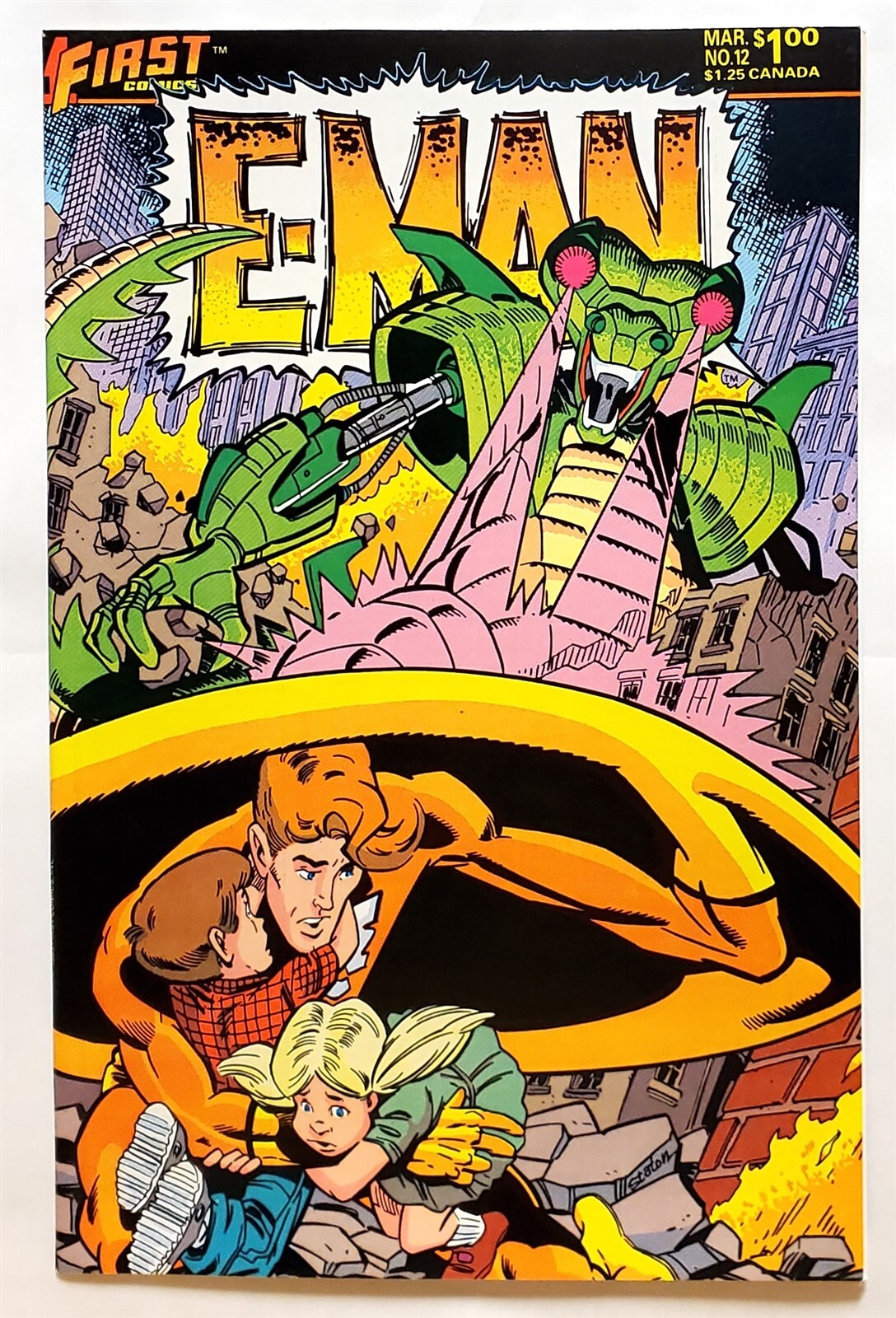 E-Man (2nd Series) #12 (March 1984, First) 8.0 VF | Comic Books ...