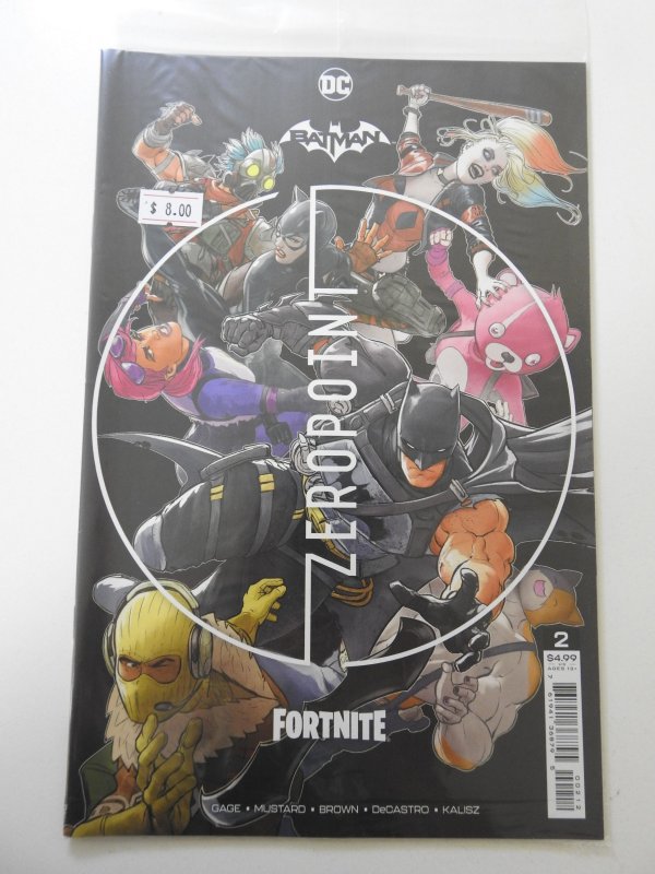 Batman/Fortnite: Zero Point #2 Second Print (2021) Sealed bag! sticker ...