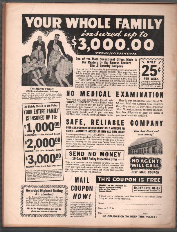 Tru-Life Detective 5/1942-crime-mystery-horror-pulp thrills-WWII-gun ...