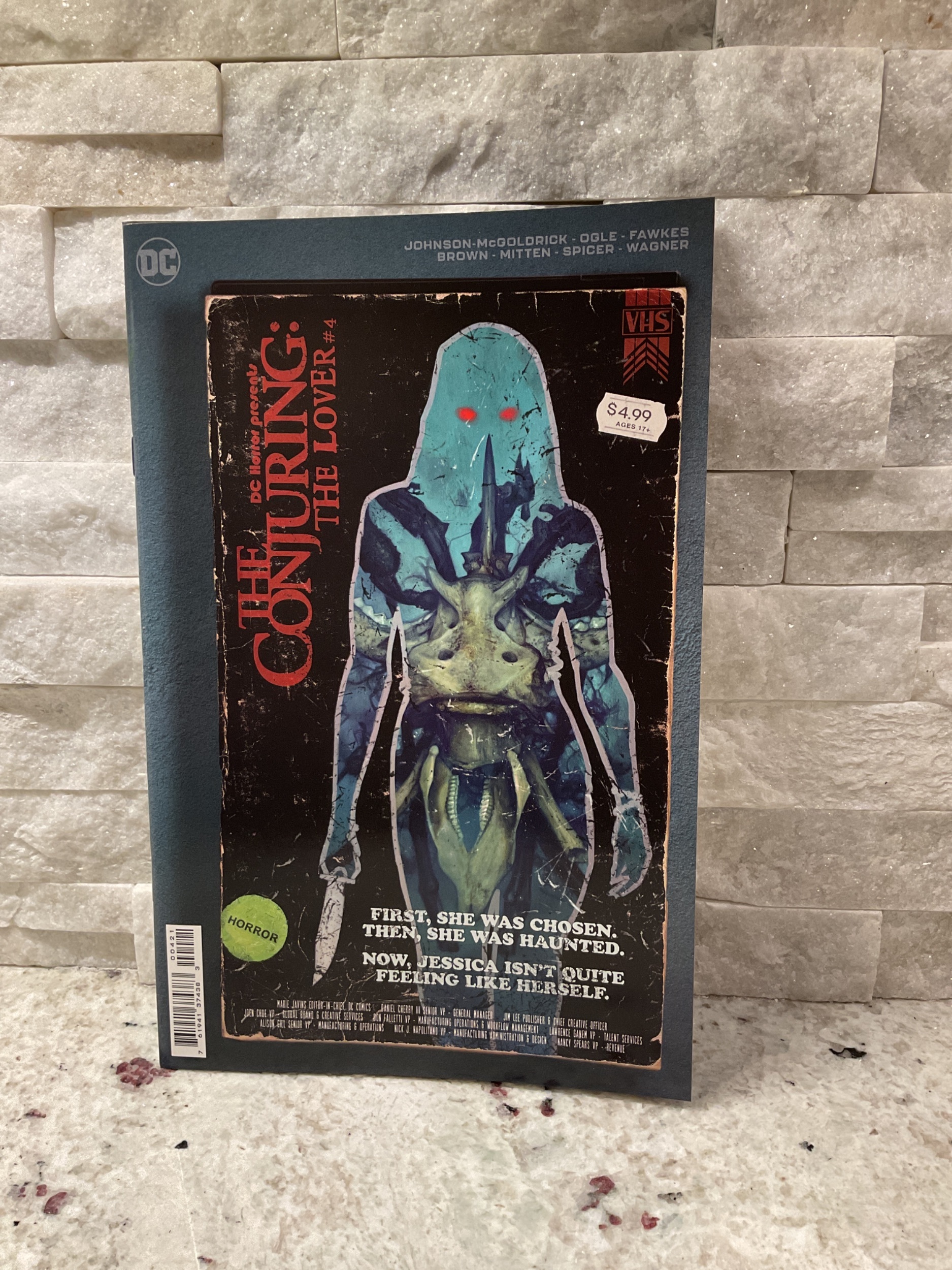 DC Horror Presents: The Conjuring: The Lover #4 VHS Horror Variant ...
