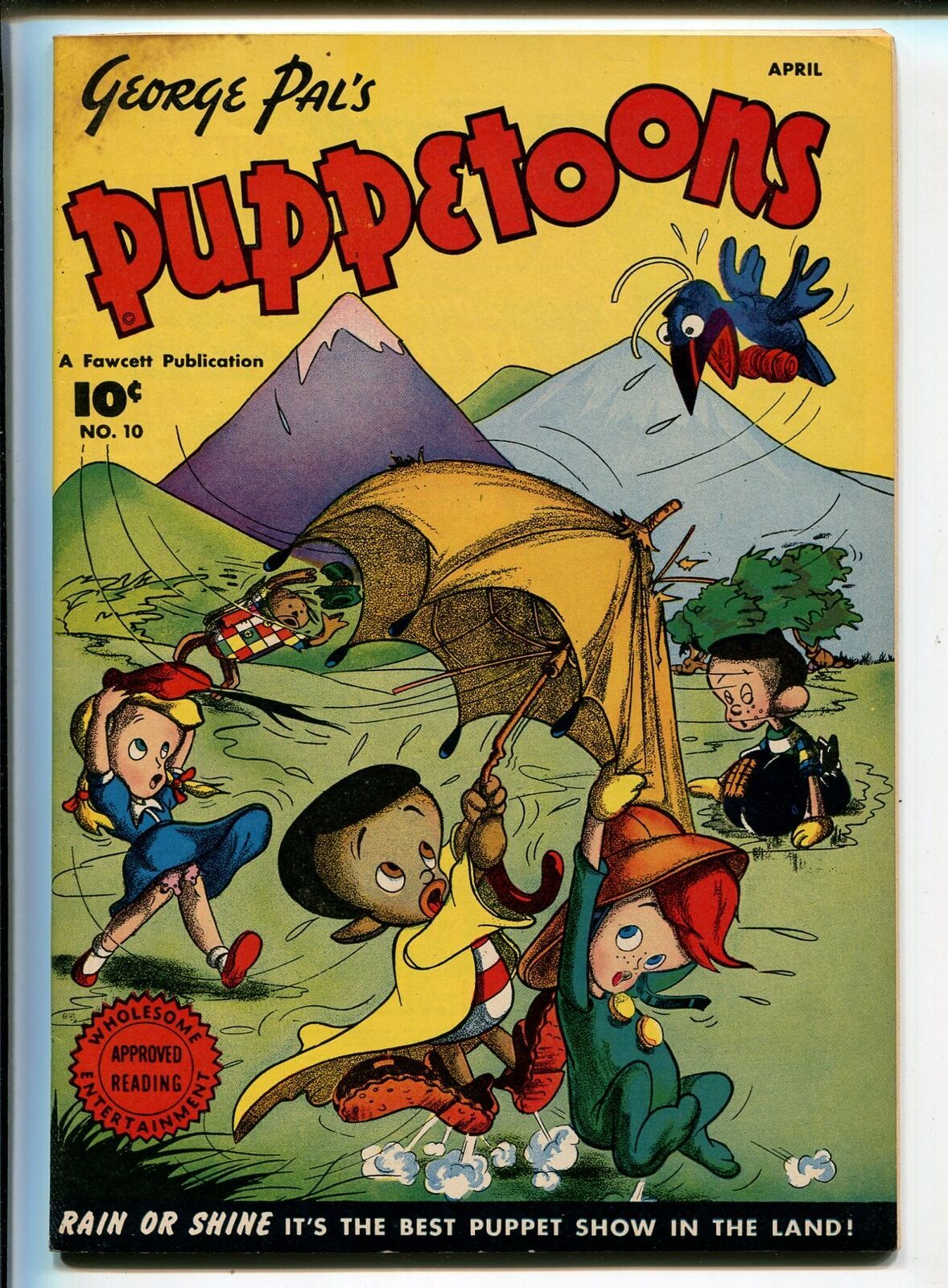 George Pal's Puppetoons #10 1947-Fawcett-bizarre comic-VF MINUS | Comic ...