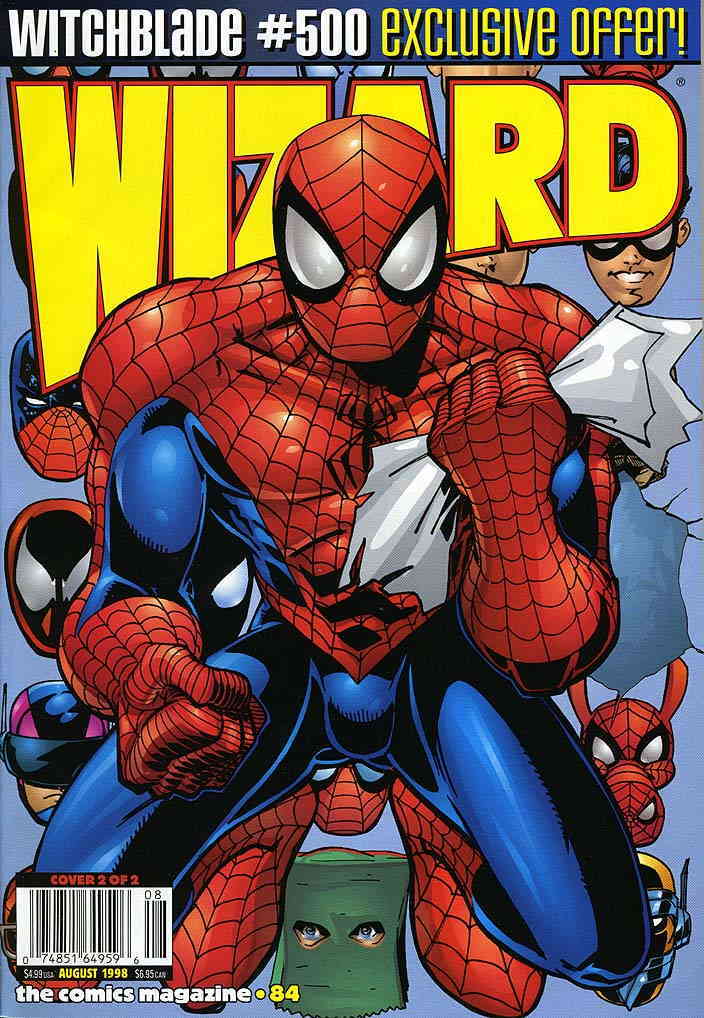 Wizard: The Comics Magazine #84B FN ; Wizard | Spider-Man Wieringo ...