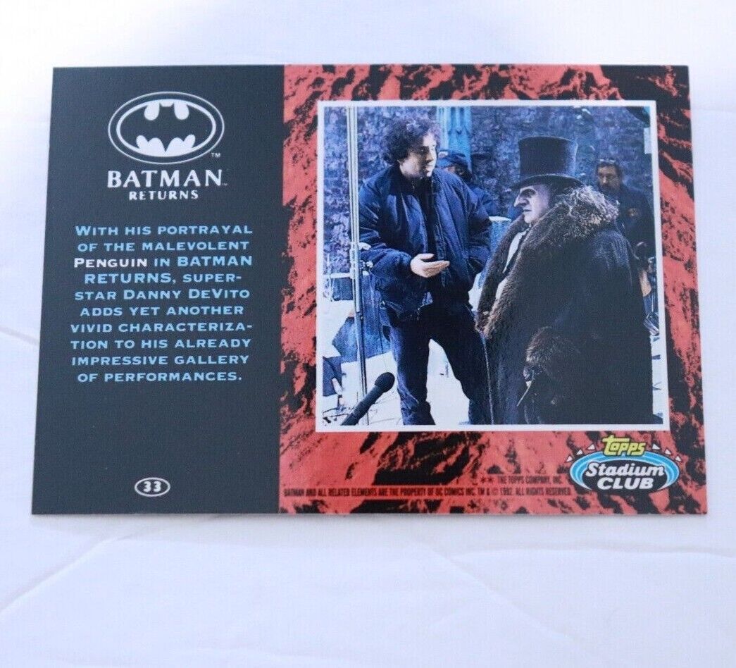 1992 Batman Returns Stadium Club #33 | Comic Collectibles - Trading ...