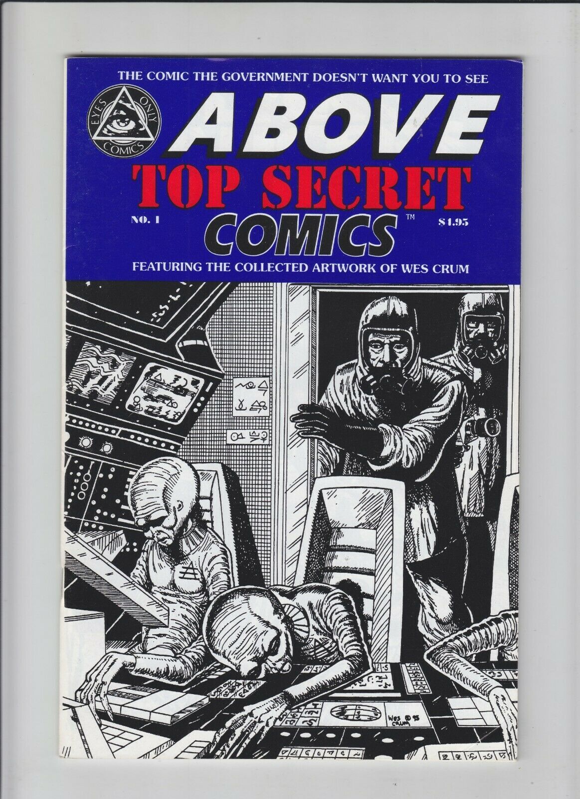 Above Top Secret Comics #1 VF/NM; Eyes Only | Documents alien ...