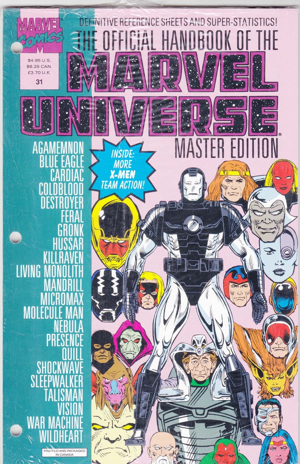 Official Handbook of the Marvel Universe Master Edition #31 (in bag) VF ...