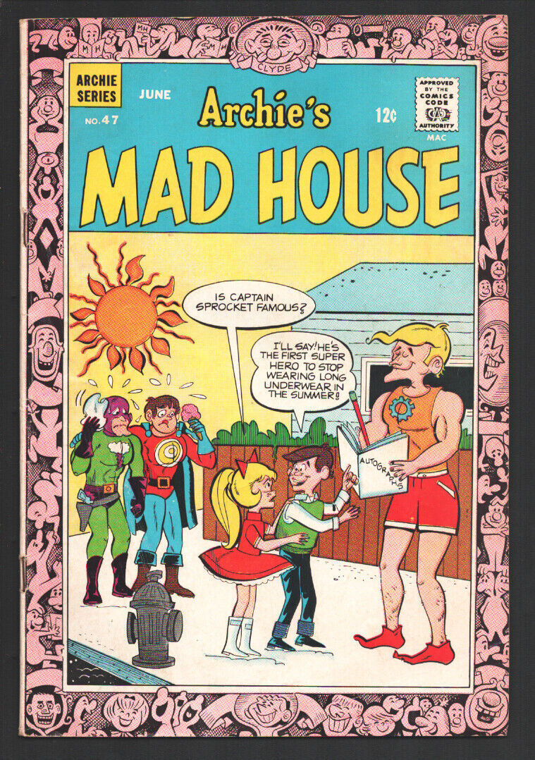 Archie's Mad House #47 1966-Captain Sprocket story-Sci-fi themes-VG ...
