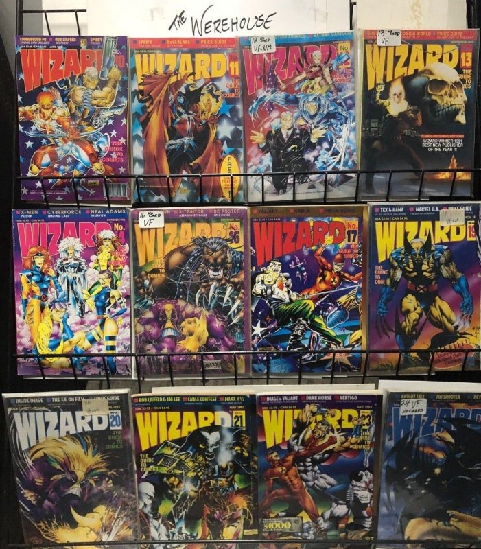 WIZARD Magazine GUIDE TO COMICS 10-118 (32 diff) 1990's decade in ...