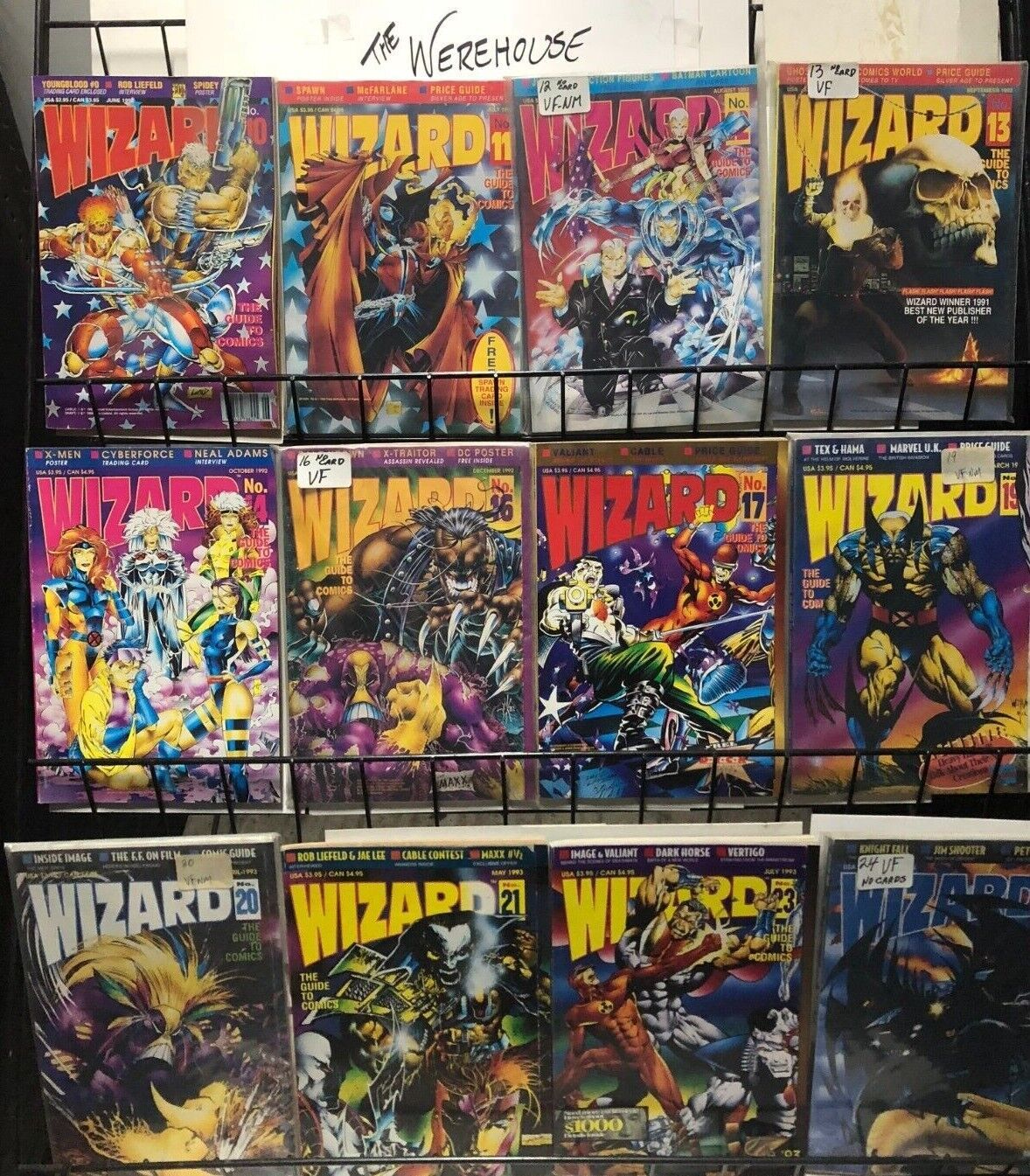 WIZARD Magazine GUIDE TO COMICS 10-118 (32 diff) 1990's decade in ...