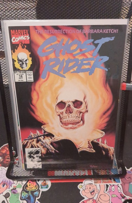 Ghost Rider #18 Newsstand Edition (1991) | Comic Books - Copper Age ...