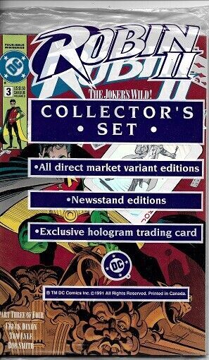 DC Comics- Robin II- # 3- Collector's Set- Variant Editions- Hologram ...