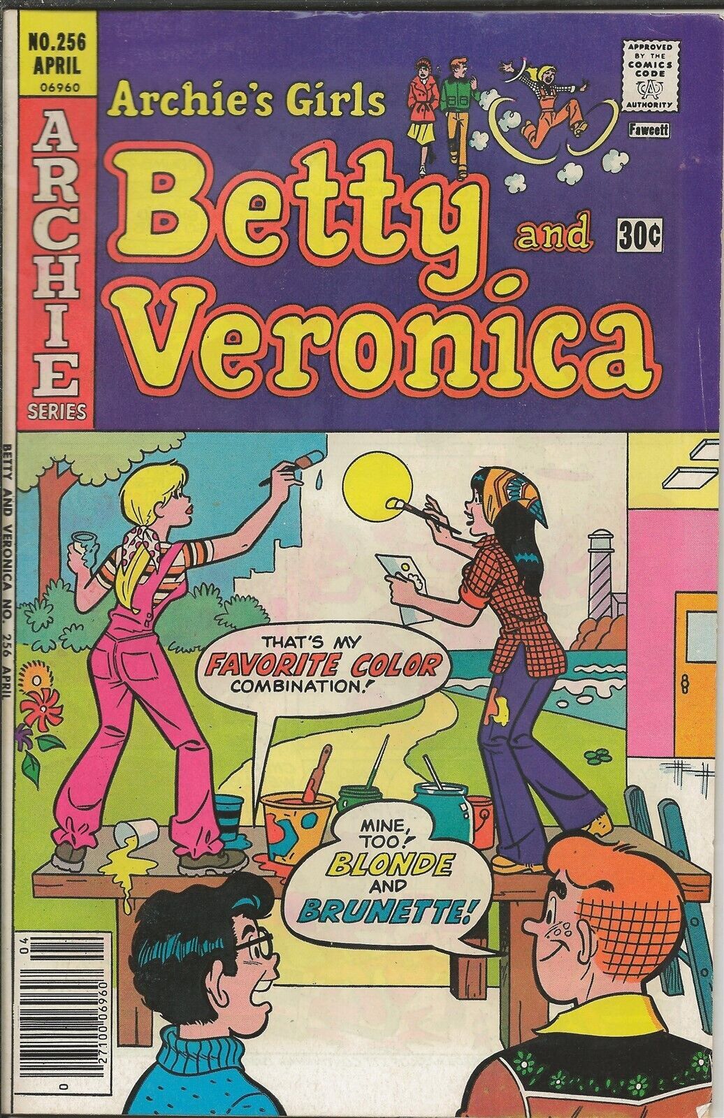 Archie's Girls Betty and Veronica #256 ORIGINAL Vintage 1977 Archie ...