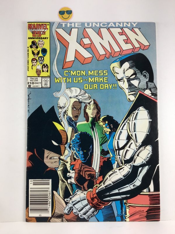 The Uncanny X-Men #210 (1986)key 1st team appearance of the marauders ...