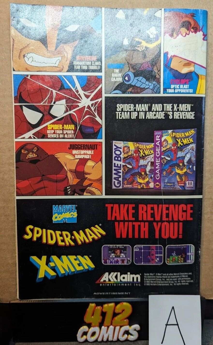 Spider-Man: The Mutant Agenda #1 Newsstand- Marvel 1994-Combine Ship ...