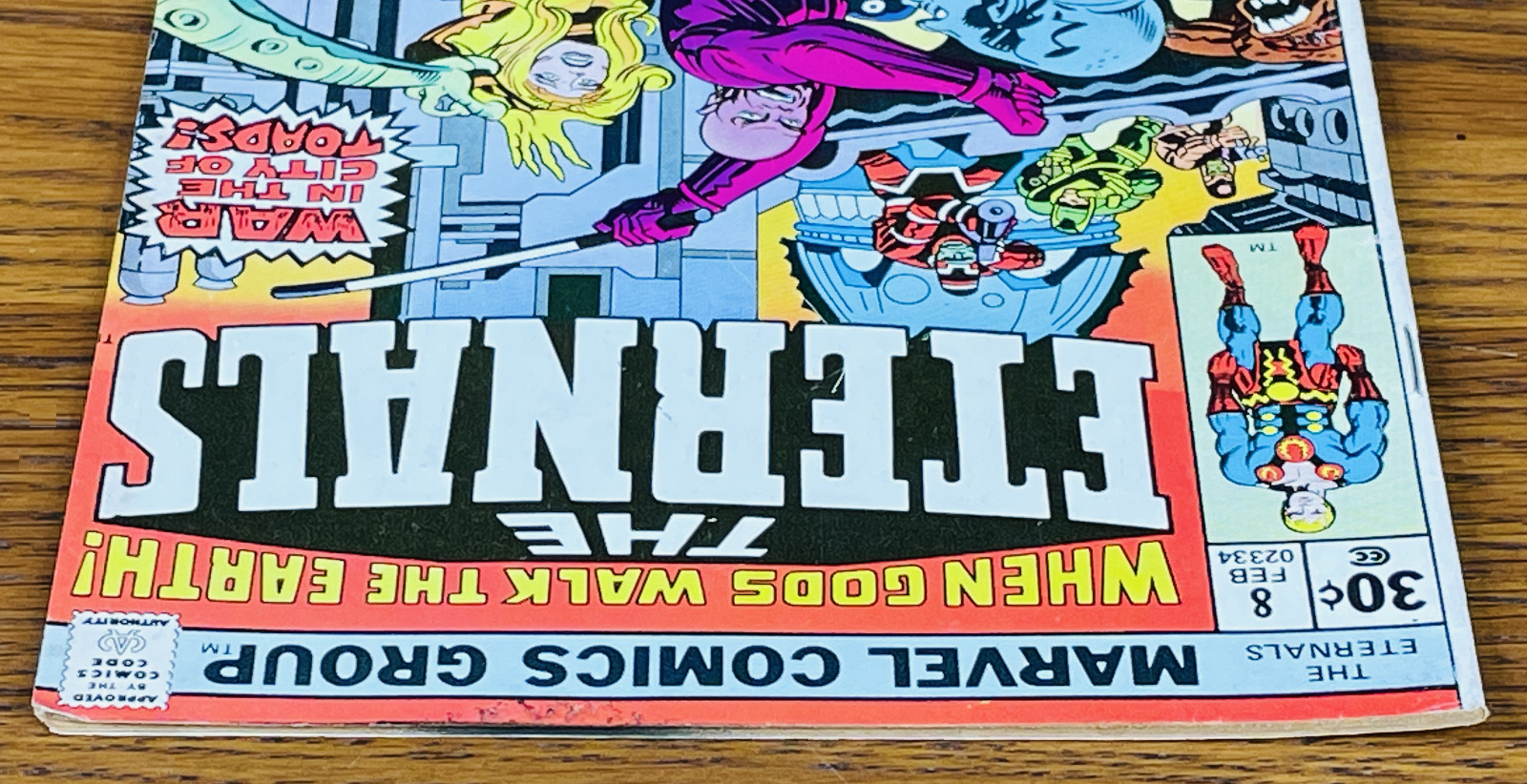 THE ETERNALS #8 FIRST KARKAS & RANSAK 1977 OVER SPRAY Rejects Deviants ...