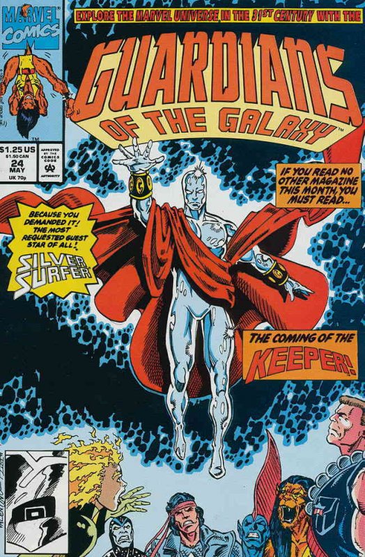 Guardians of the Galaxy #24 FN ; Marvel | Silver Surfer Jim Valentino ...