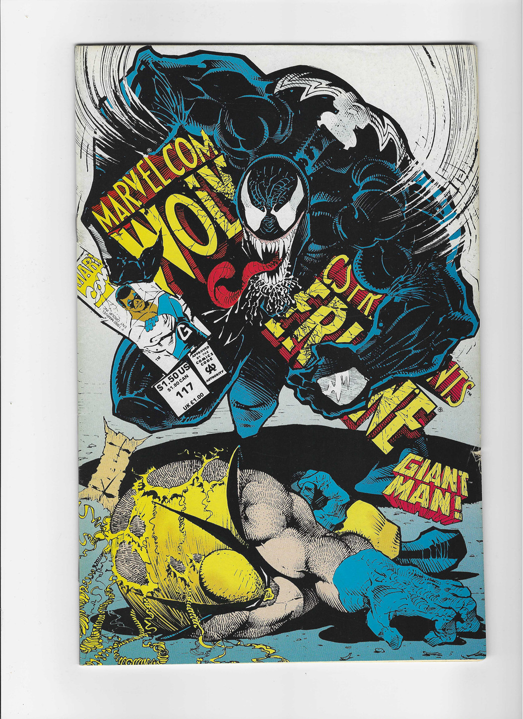 Marvel Comics Presents, Vol. 1 #117A - 1st Wolverine vs Venom Battle ...