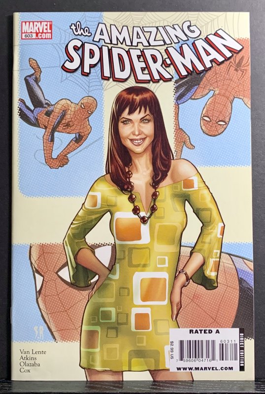 The Amazing Spider-Man #603 (2009) Stephane Roux Mary Jane Cover ...