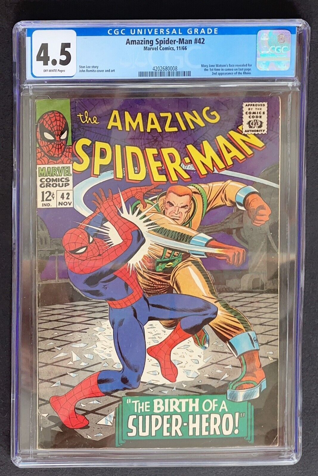 Amazing Spider-Man #42 Mrvel 1966 CGC 4.5 | Comic Books - Silver Age ...