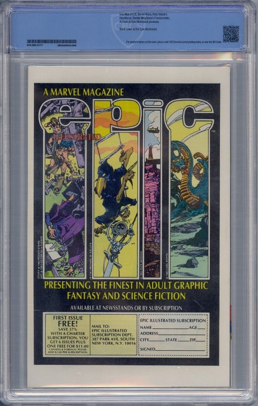 Marvel AGE #12 Cbcs 9.8 Spider-Man Black Costume Preview White Pages ...