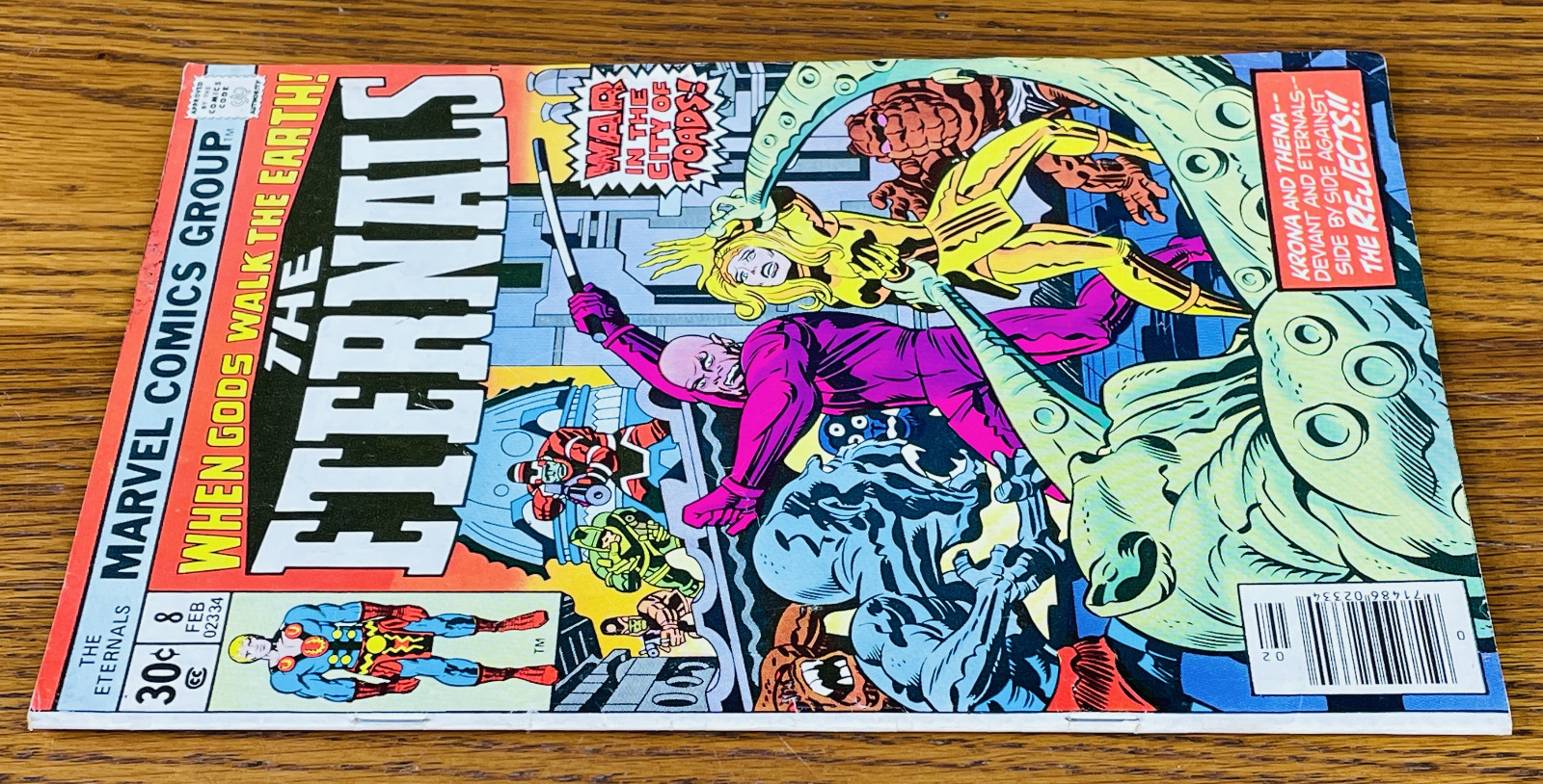 THE ETERNALS #8 FIRST KARKAS & RANSAK 1977 OVER SPRAY Rejects Deviants ...