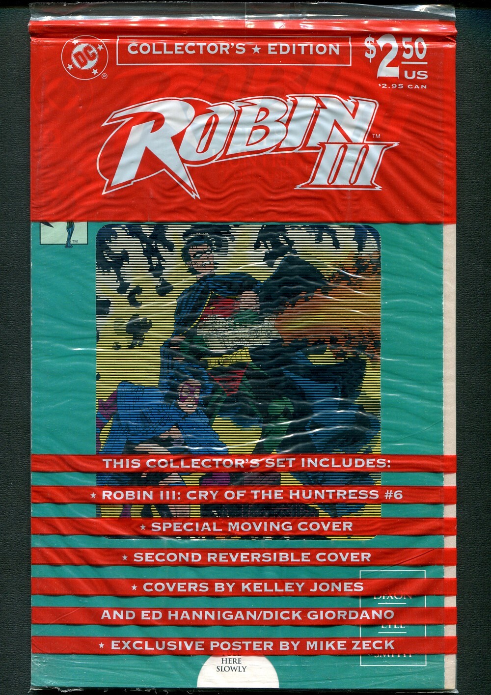 Robin III #6 (NM) Huntress / Polybagged / Zeck Cover / March 1993 ...