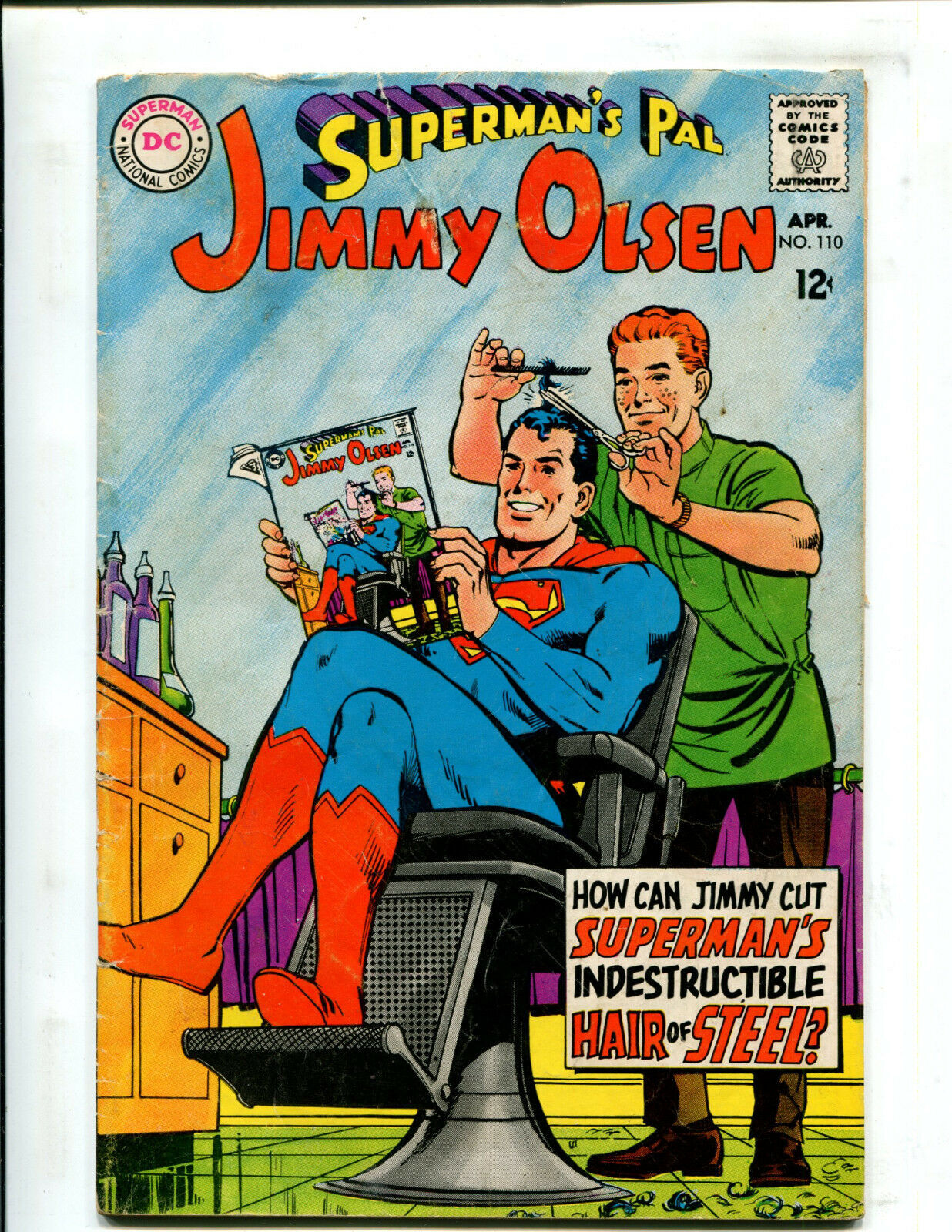 Superman's Pal, Jimmy Olsen #110 - Jimmy Olsen's Blackest Deeds! (4.0 ...