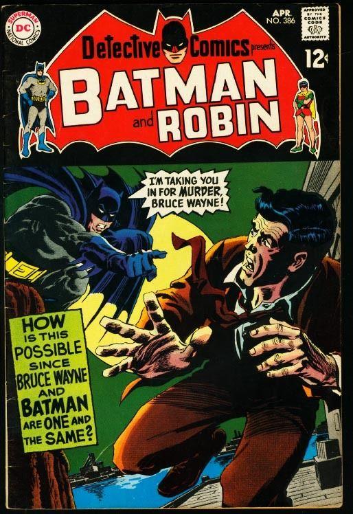 Detective Comics #386-Batman and Robin-Bruce Wayne FN | Comic Books ...