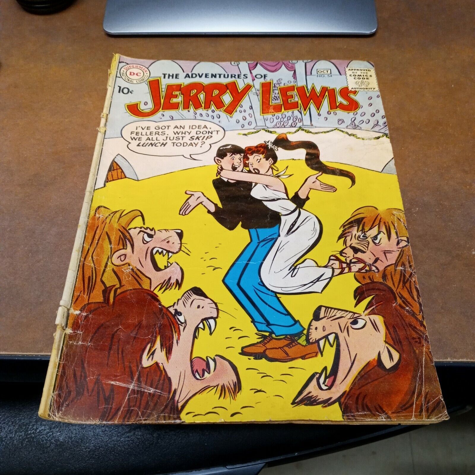 The Adventures of Jerry Lewis Comic Book 54 DC Comics 1959 silver age teen humor | Comic Books ...