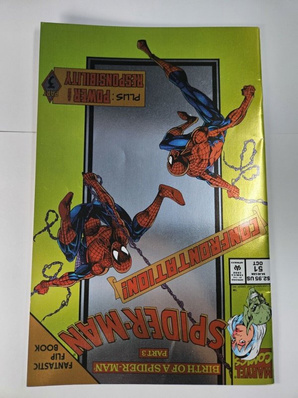 Spider-Man #51 VF- 1996 Foil CVR Flipbook Marvel Comics C145A | Comic ...