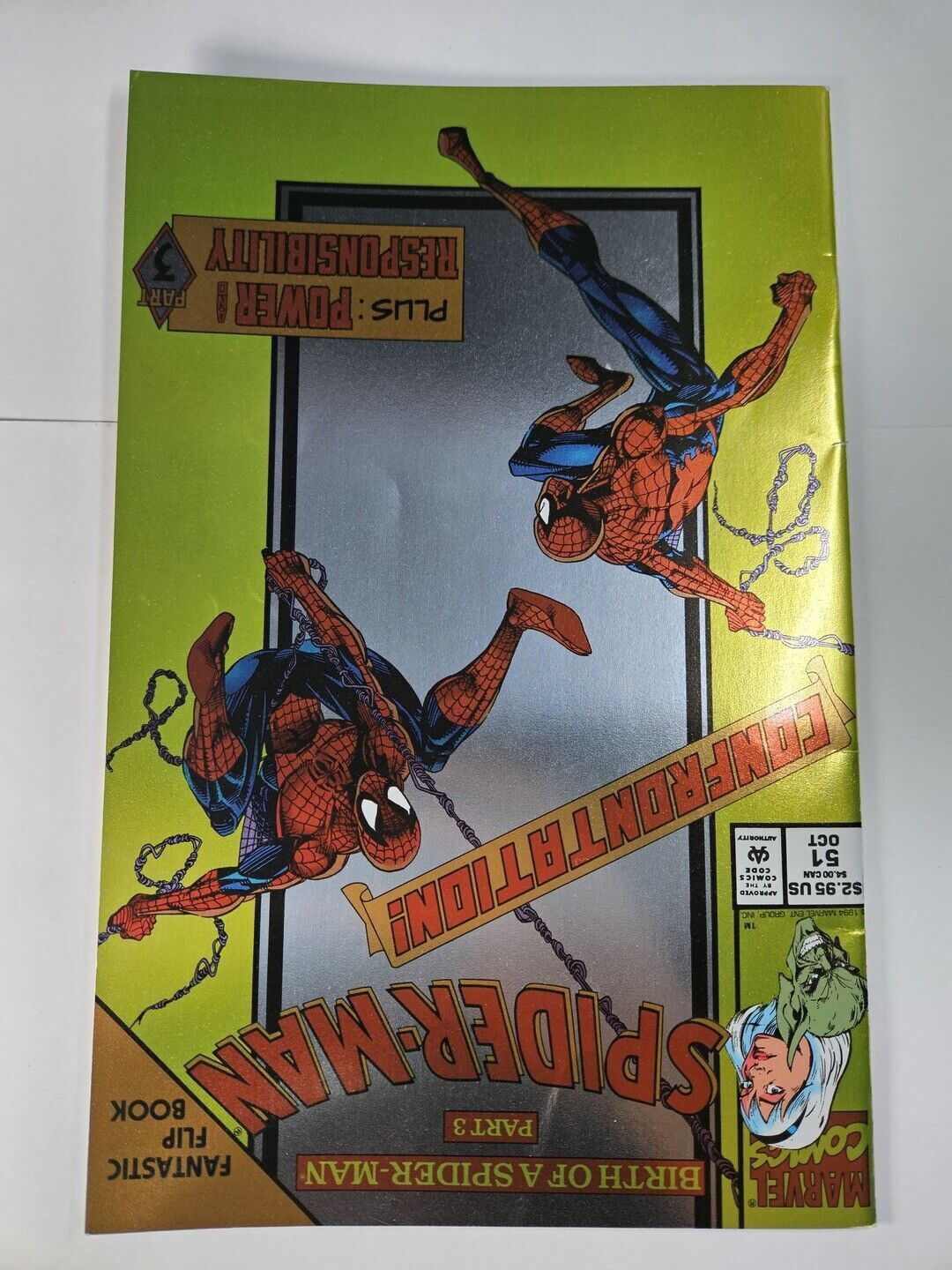 Spider-Man #51 VF- 1996 Foil CVR Flipbook Marvel Comics C145A | Comic ...
