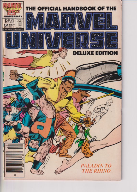 Marvel Comics! The Official Handbook of the Marvel Universe! Volume 2 ...