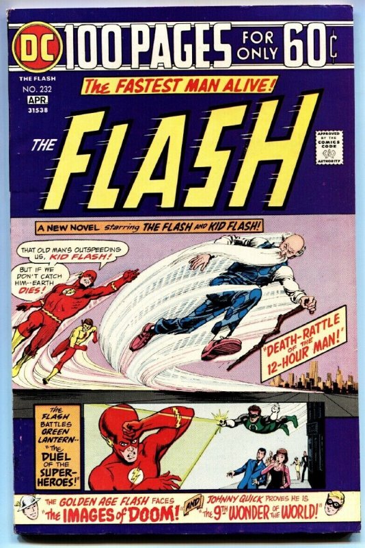 FLASH #232 1973 Golden-Age Flash 100 page giant vf | Comic Books ...