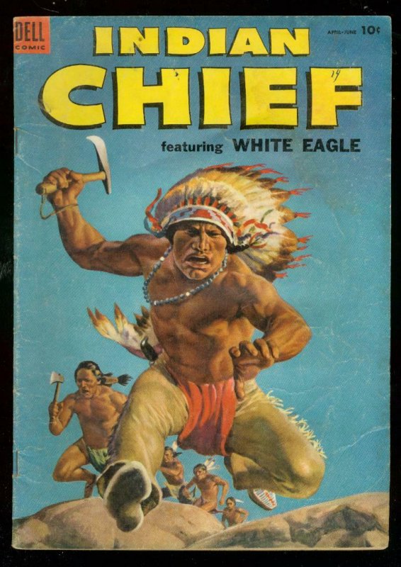 Indian Chief #14 1954-Dell Comics-Western-White Eagle G/VG | Comic ...