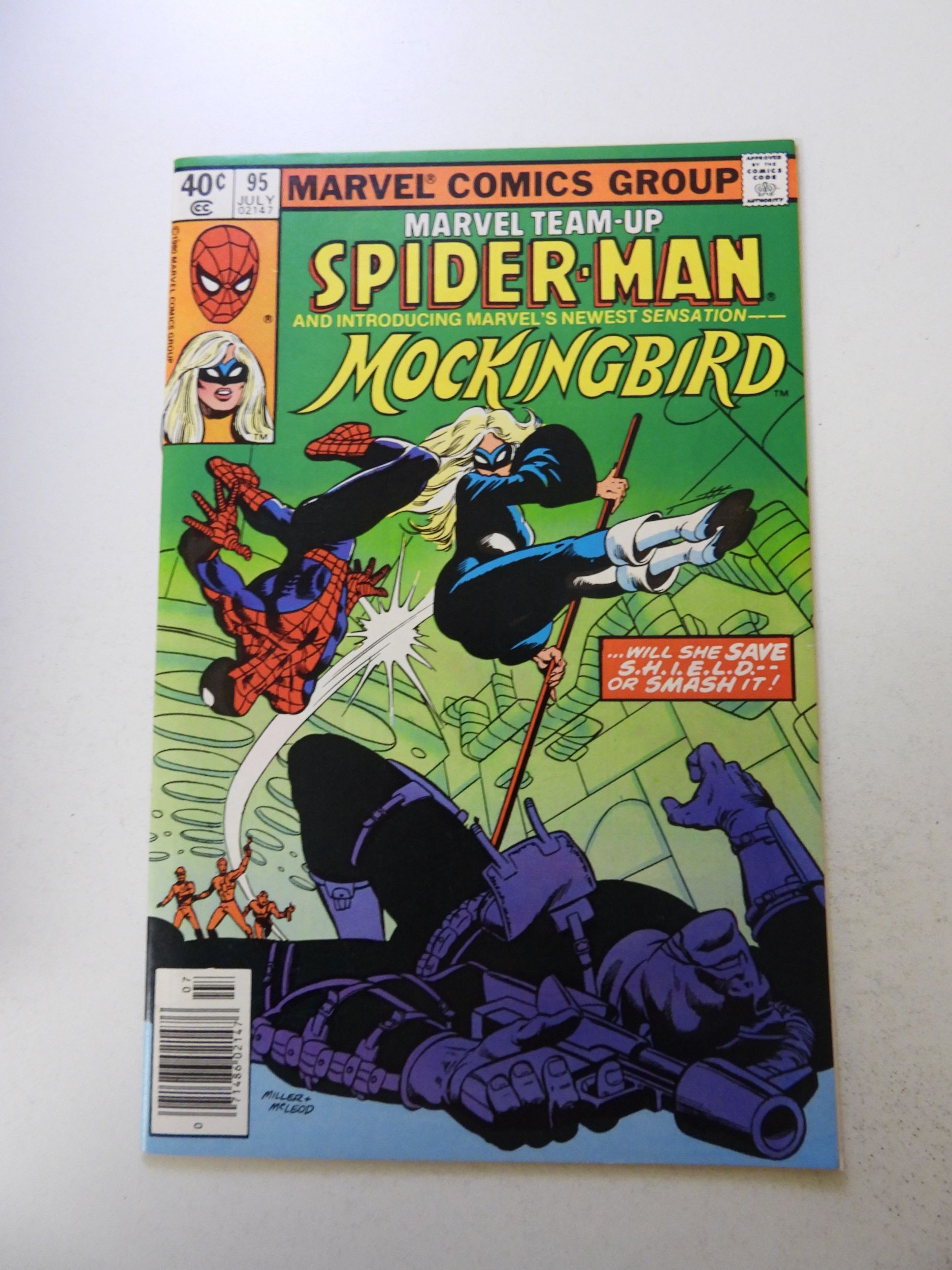 Marvel Team-Up #95 (1980) 1st appearance of Mockingbird VF+ condition ...