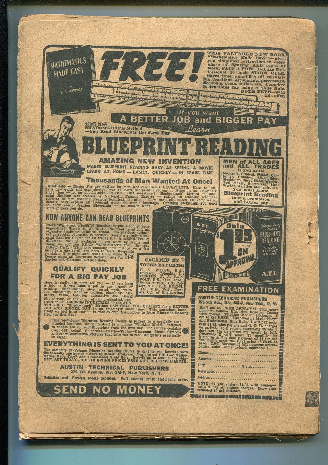 SKY Fighters 7/1943-Air WAR Pulp-Thrills-Wwii-Bomber Cover-Good Minus ...