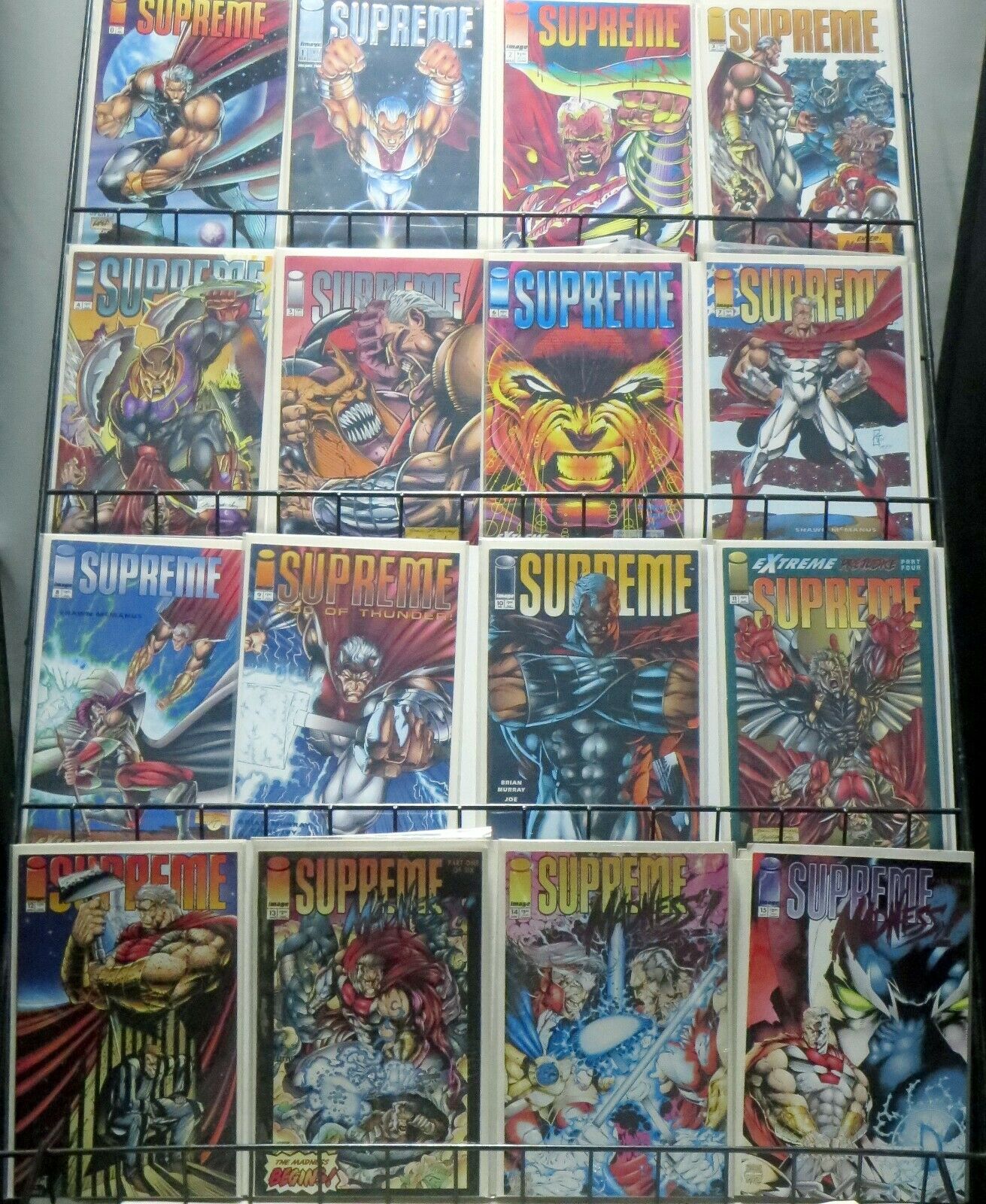 SUPREME (Image/Awesome, 1995) #0-56, Annual 1 (missing #48) Alan Moore ...