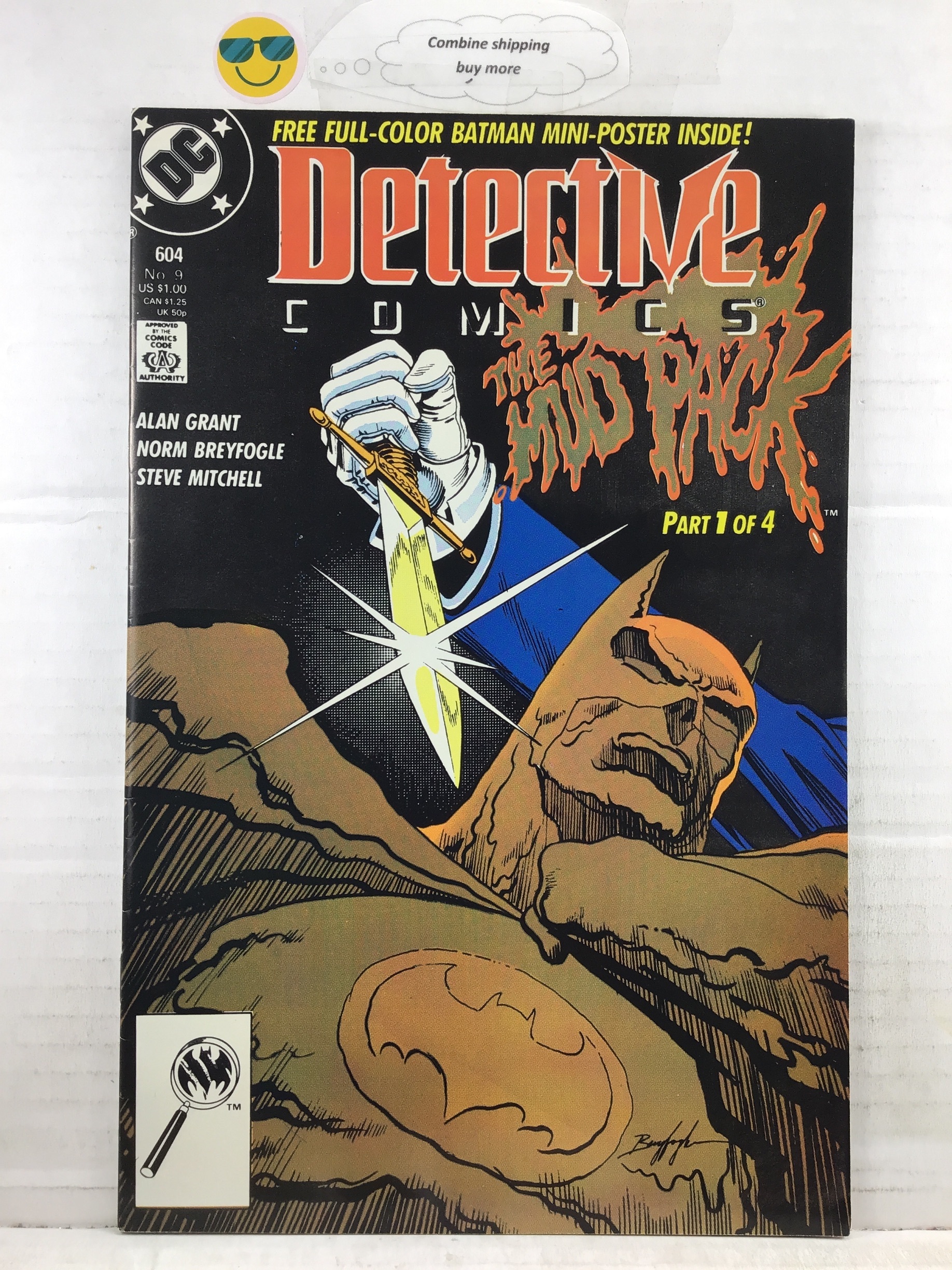 Detective Comics #604 (1989)NM key identity Lady clay face reveal ...